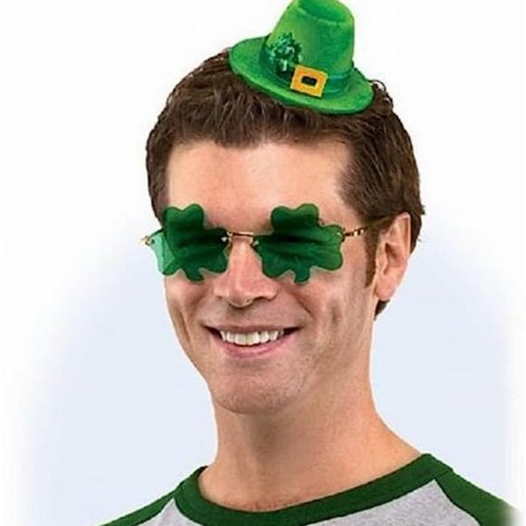 St. Patrick’s | Accessories | St Patricks Day Irish Shamrock Sunglasses ...